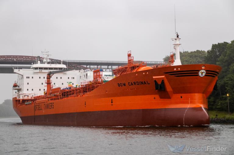 BOW CARDINAL, Chemical/Oil Products Tanker - Details and current ...
