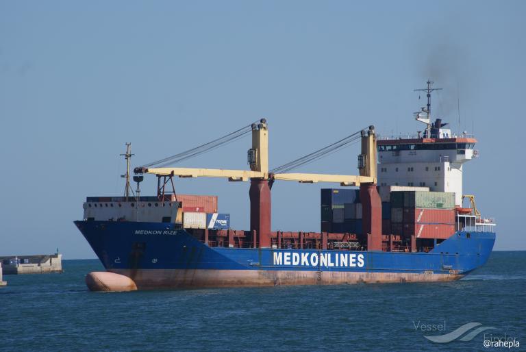 MEDKON RIZE, General Cargo Ship - Detalles del buque y posición actual ...
