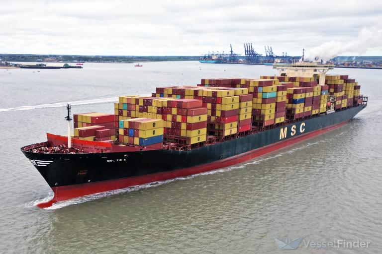 MSC FIE X, Container Ship - Details and current position - IMO 9120853 - VesselFinder