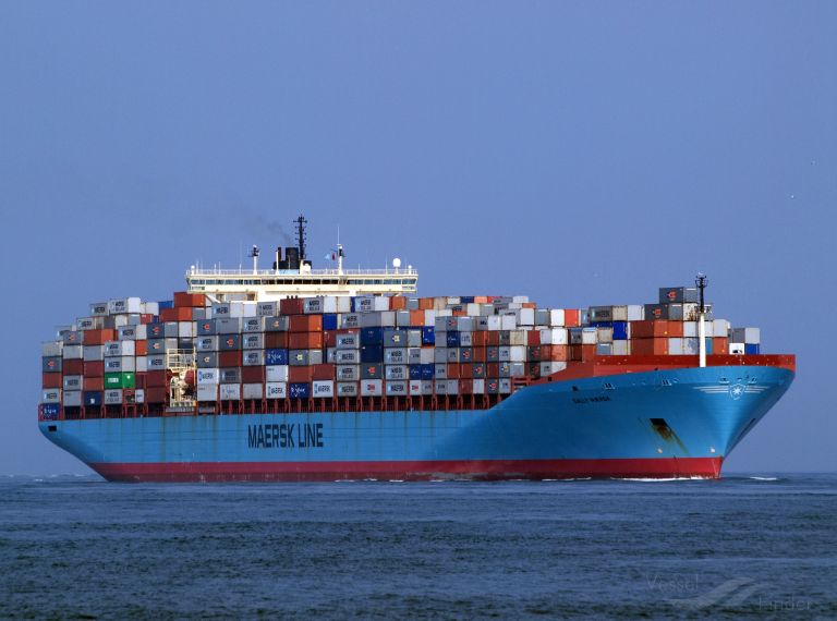 SALLY MAERSK, Container Ship - Details and current position - IMO ...