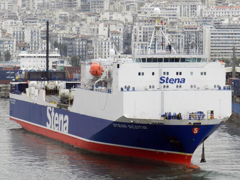 STENA SCOTIA, Ro-Ro Cargo Ship - Details and current position - IMO ...