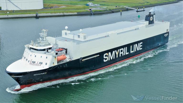 MYKINES, Vehicles Carrier - Details and current position - IMO 9121998 ...