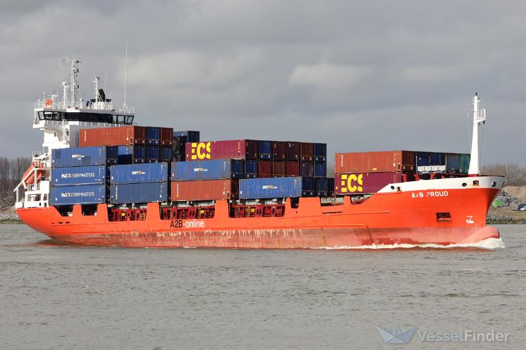 A2B PROUD, Container Ship - Details and current position - IMO 9122239 ...