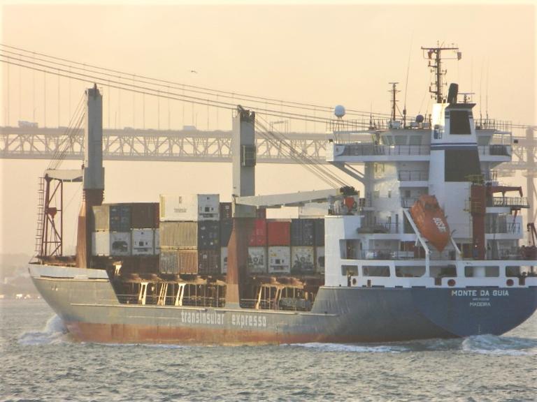 MONTE DA GUIA, Container Ship - Details and current position - IMO ...