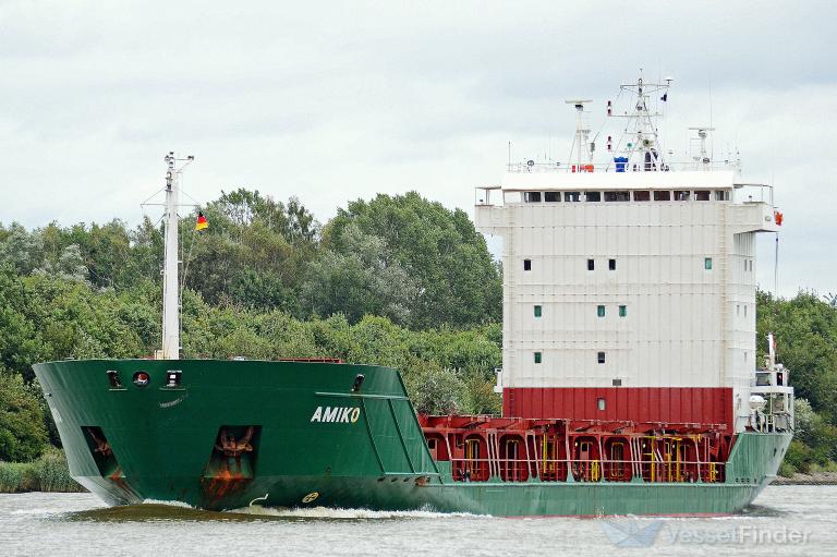 AMIKO, General Cargo Ship - Details and current position - IMO 9125669 ...