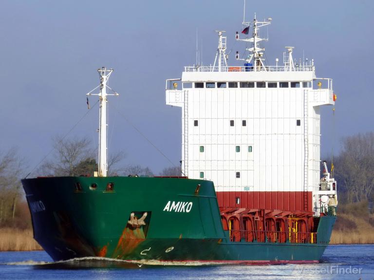 AMIKO, General Cargo Ship - Details and current position - IMO 9125669 ...
