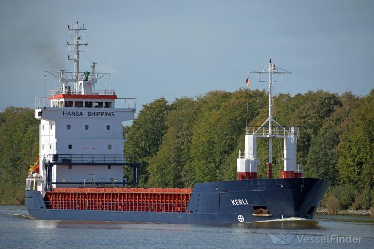 KERLI, General Cargo Ship - Details and current position - IMO 9125695 ...