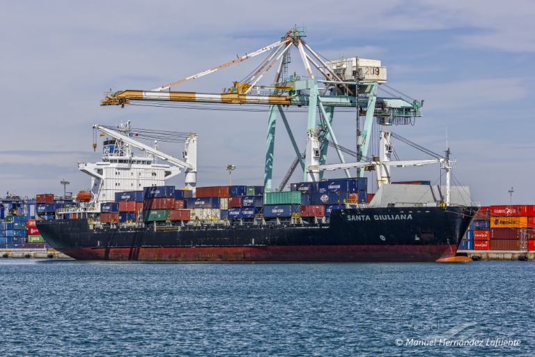 SANTA, Container Ship - Details and current position - IMO 9126481 ...