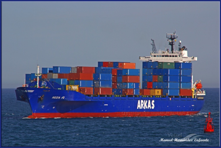 ROZA A, Container Ship - Details and current position - IMO 9126742 ...