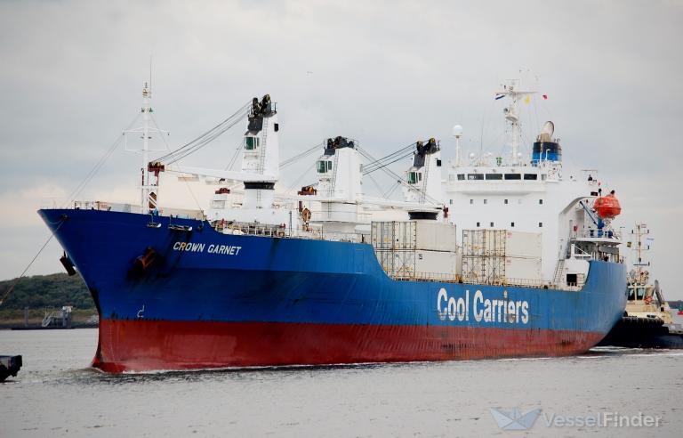 CROWN GARNET, Refrigerated Cargo Ship - Details and current position ...