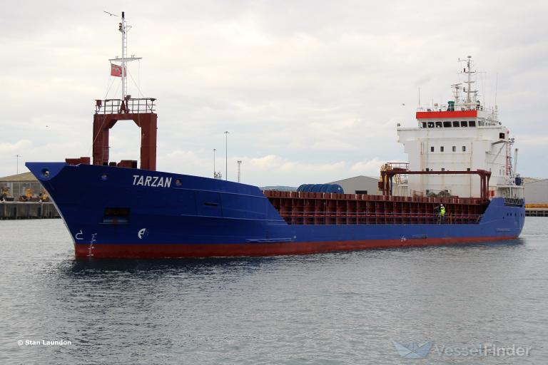 TARZAN, General Cargo Ship - Details and current position - IMO 9128336 ...
