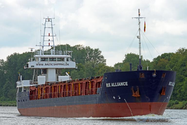 RIX ALLIANCE, General Cargo Ship - Details and current position - IMO 9128403 - VesselFinder