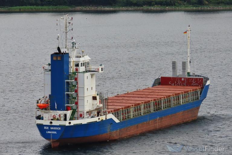 RIX WARRIOR, General Cargo Ship - Details and current position - IMO ...