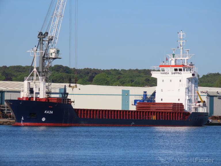 KAJA, General Cargo Ship - Details and current position - IMO 9130200 ...