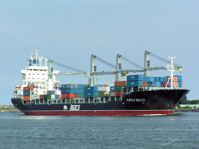 PURPLE BEACH, General Cargo Ship - Details and current position - IMO ...