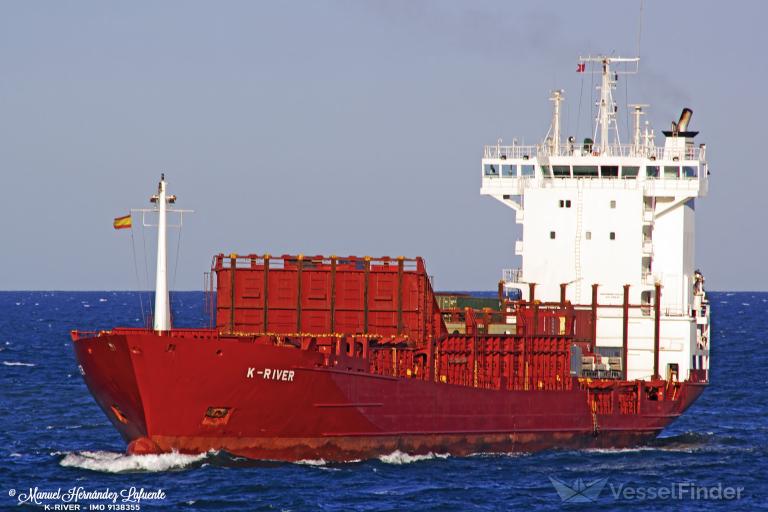 K-RIVER, Container Ship - Details and current position - IMO 9138355 ...