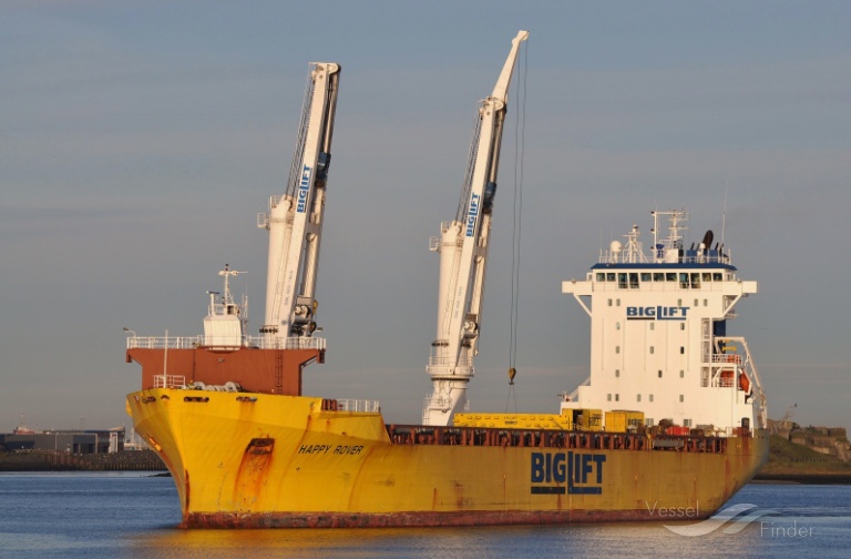 HAPPY ROVER, General Cargo Ship - Detalles del buque y posición actual ...