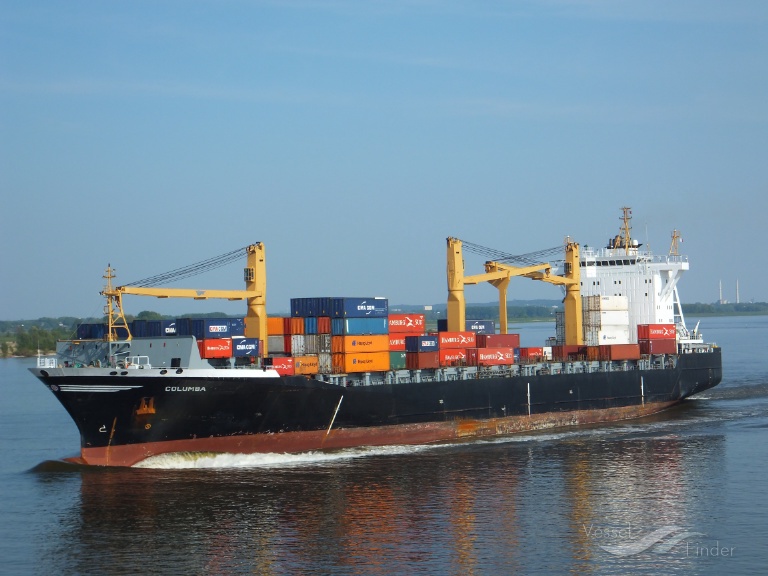COLUMBA, Container Ship - Details and current position - IMO 9143233 ...