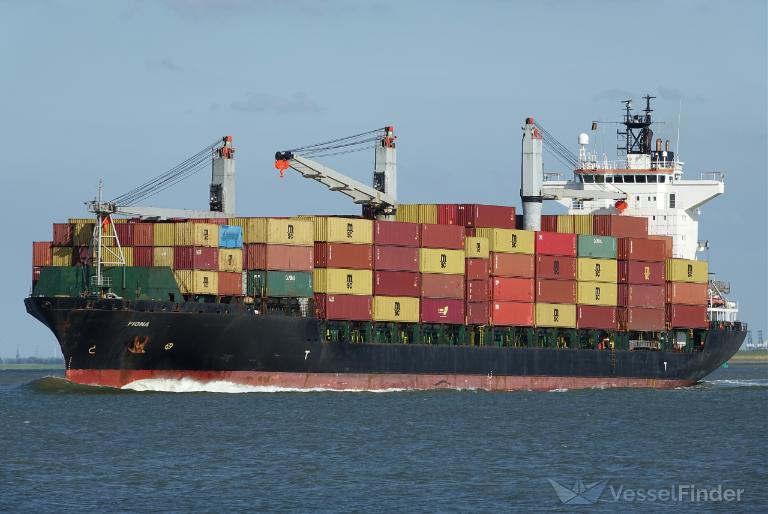 FIONA, Container Ship - Details and current position - IMO 9149885 ...