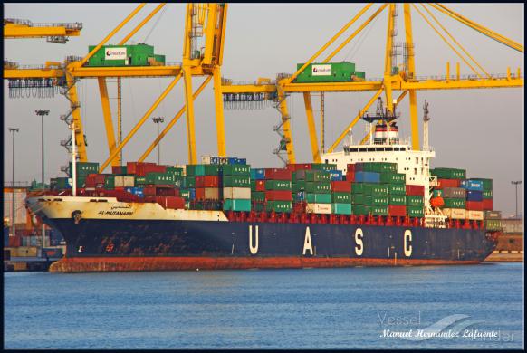 AL RAIN, Container Ship - Details and current position - IMO 9152272 ...