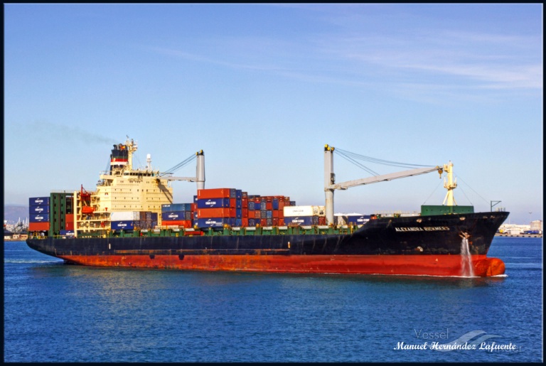ALEXANDRA RICKMERS I, Container Ship - Details and current position ...