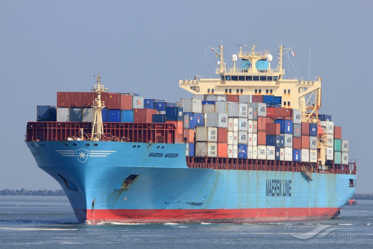 MAERSK MISSOURI, Container Ship - Details and current position - IMO ...
