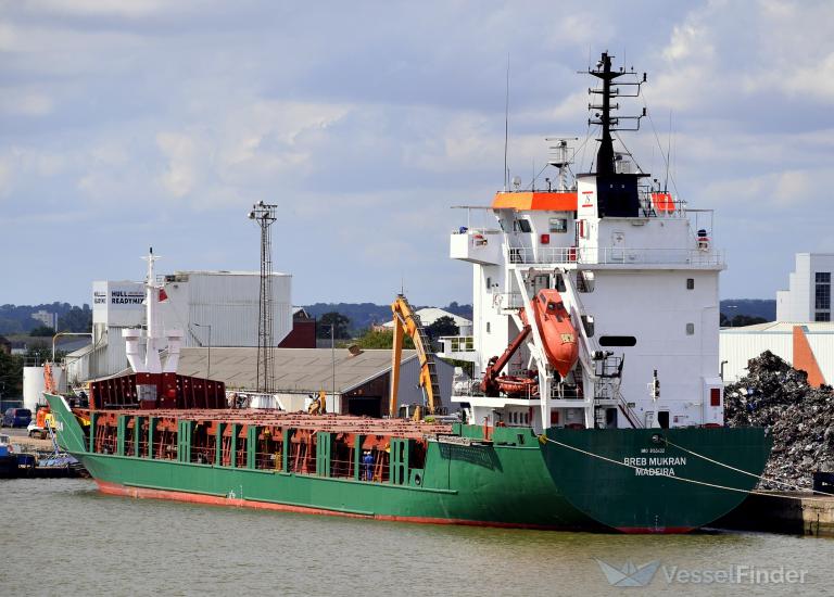 BREB MUKRAN, General Cargo Ship - Details and current position - IMO ...