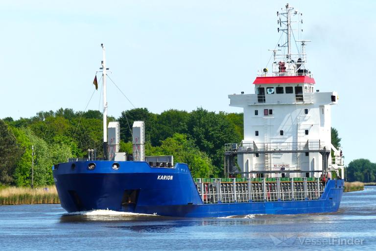 KARION, General Cargo Ship - Details and current position - IMO 9155884 ...