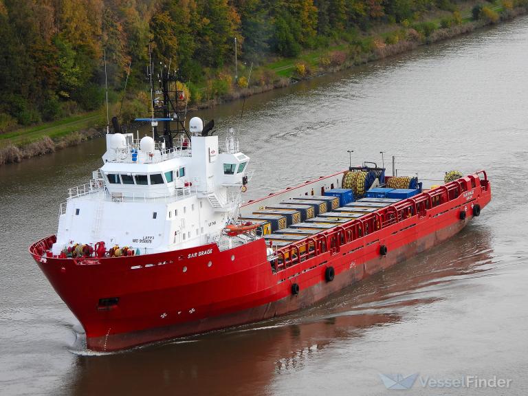 SAR BRAGE, Offshore Tug/Supply Ship - Details and current position ...