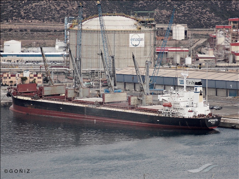 AQUATA, Bulk Carrier - Details and current position - IMO 9169330 ...