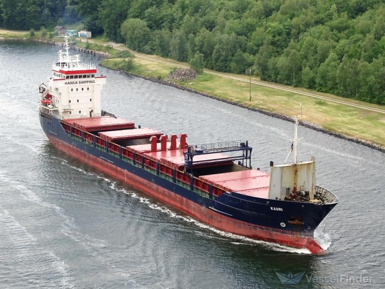KAURI, General Cargo Ship - Details and current position - IMO 9173226 ...