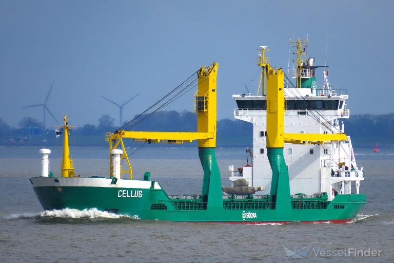 CELLUS, General Cargo Ship - Details and current position - IMO 9173317 ...
