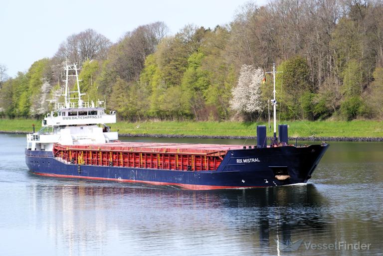 RIX MISTRAL, General Cargo Ship - Details and current position - IMO ...