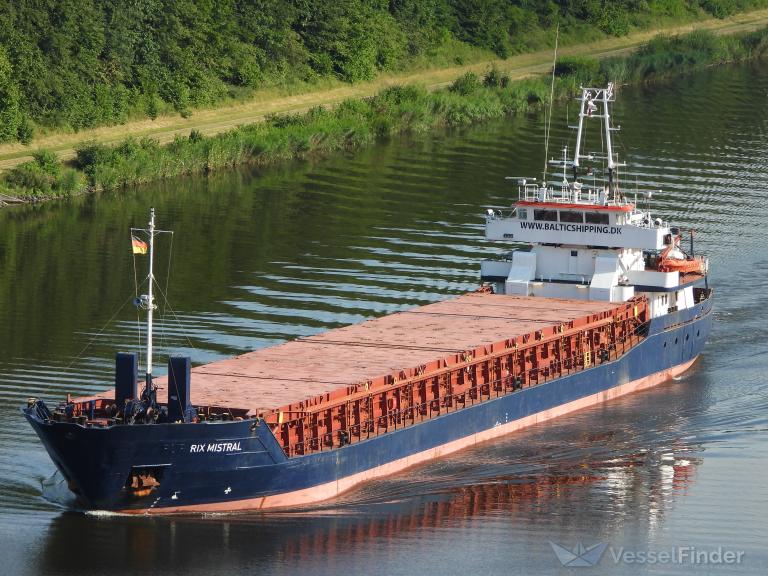 RIX MISTRAL, General Cargo Ship - Details and current position - IMO ...