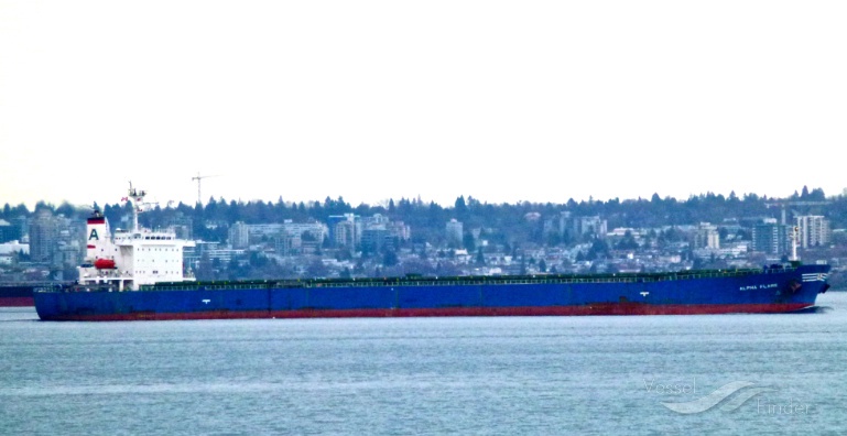 ALPHA FLAME, Bulk Carrier - Details and current position - IMO 9185774 - VesselFinder
