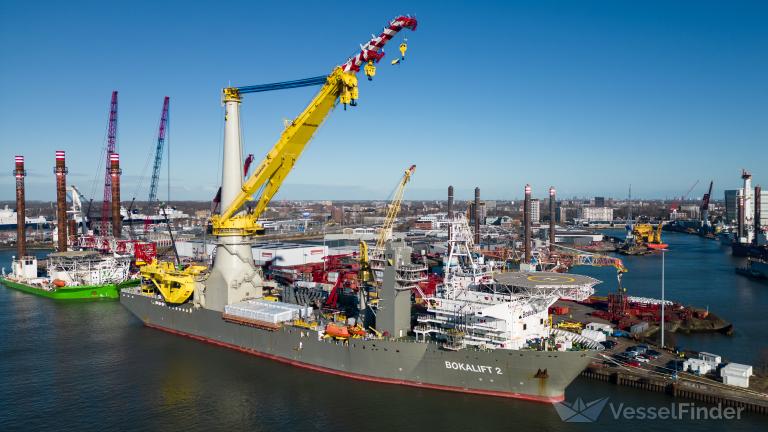 BOKALIFT 2, Wind Turbine Vessel - Details and current position - IMO ...