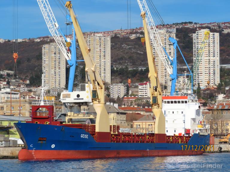 GEISE, General Cargo Ship - Details and current position - IMO 9195470 ...