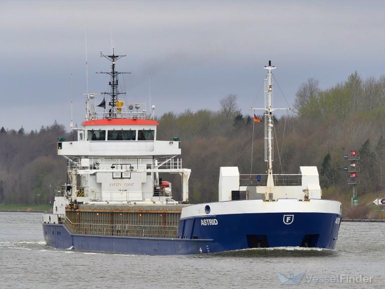 ASTRID, General Cargo Ship - Scheepsdetails en huidige positie - IMO ...