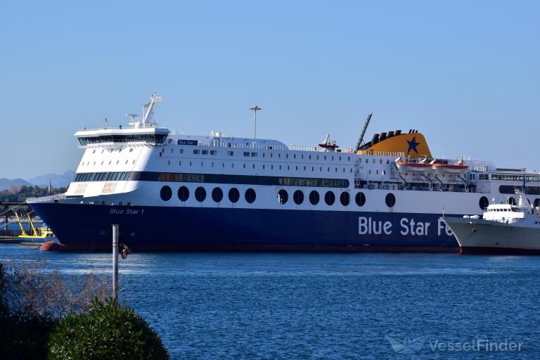 BLUE STAR 1, Passenger/Ro-Ro Cargo Ship - Details and current position ...