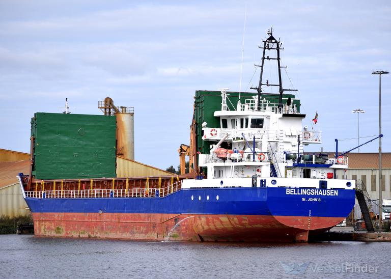 BELLINGSHAUSEN, General Cargo Ship - Details and current position - IMO ...