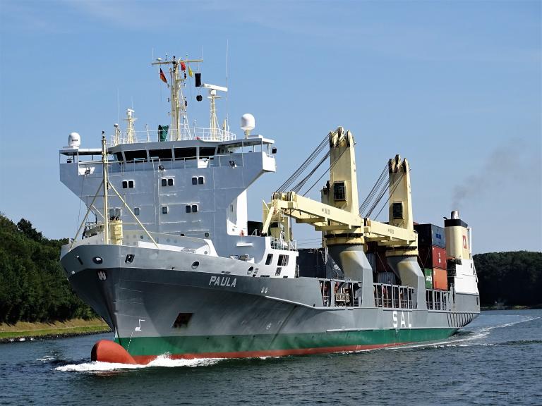 PAULA, General Cargo Ship - Details and current position - IMO 9197466 ...