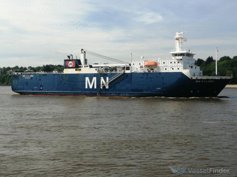 MN COLIBRI, Ro-Ro Cargo Ship - Détails du bateau et situation actuelle ...
