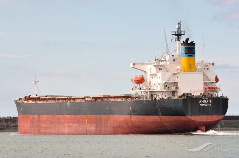 M.V. ANNA S, Bulk Carrier - Details and current position - IMO 9207778 ...