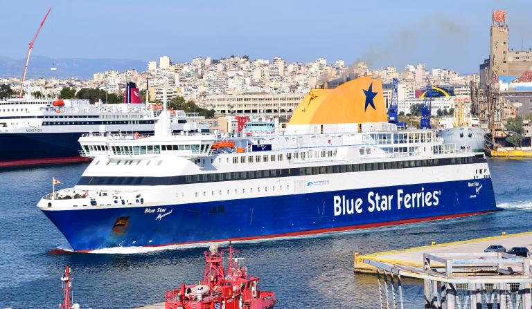 BLUE STAR MYCONOS, Passenger/Ro-Ro Cargo Ship - Details and current ...