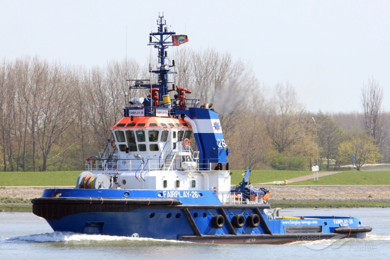 FAIRPLAY-26, Tug - Details and current position - IMO 9211004 ...