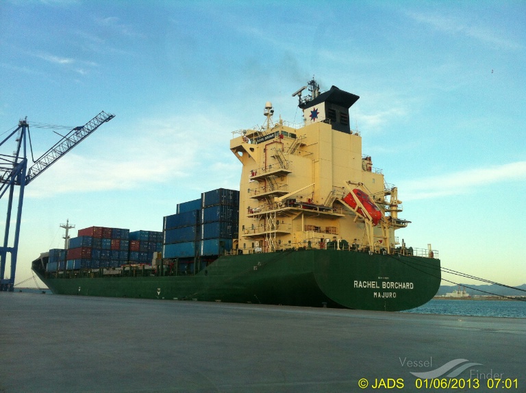 RACHEL BORCHARD, Container Ship - Details and current position - IMO ...