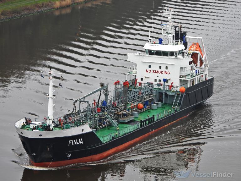 FINJA, Chemical/Oil Products Tanker - Details and current position ...