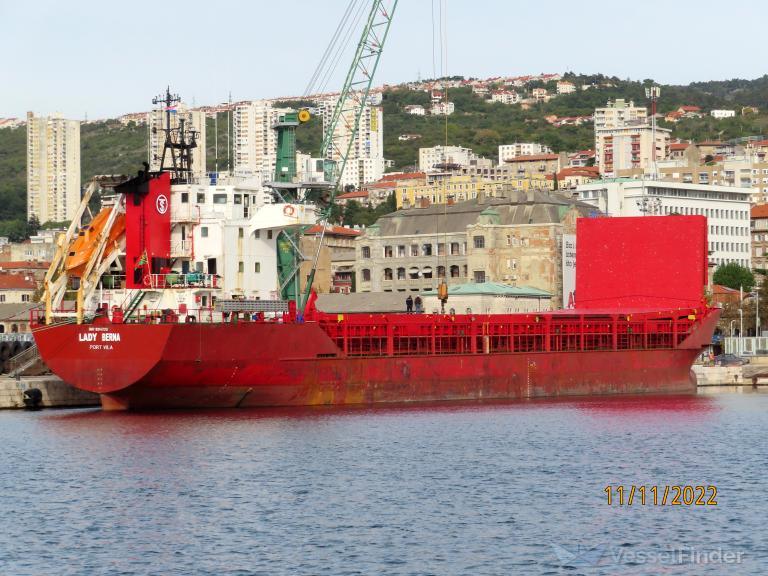LADY BERNA, General Cargo Ship - Details and current position - IMO ...