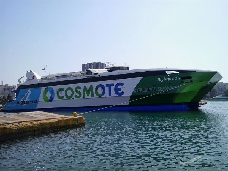 HIGHSPEED 4, Passenger/Ro-Ro Cargo Ship - Details and current position ...