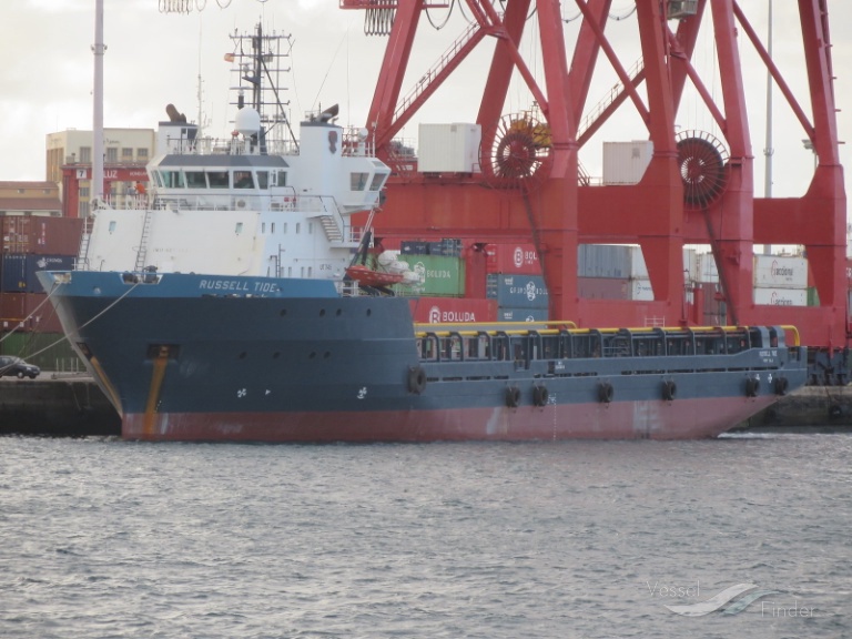 RUSSELL, Offshore Tug/Supply Ship - Details and current position - IMO ...